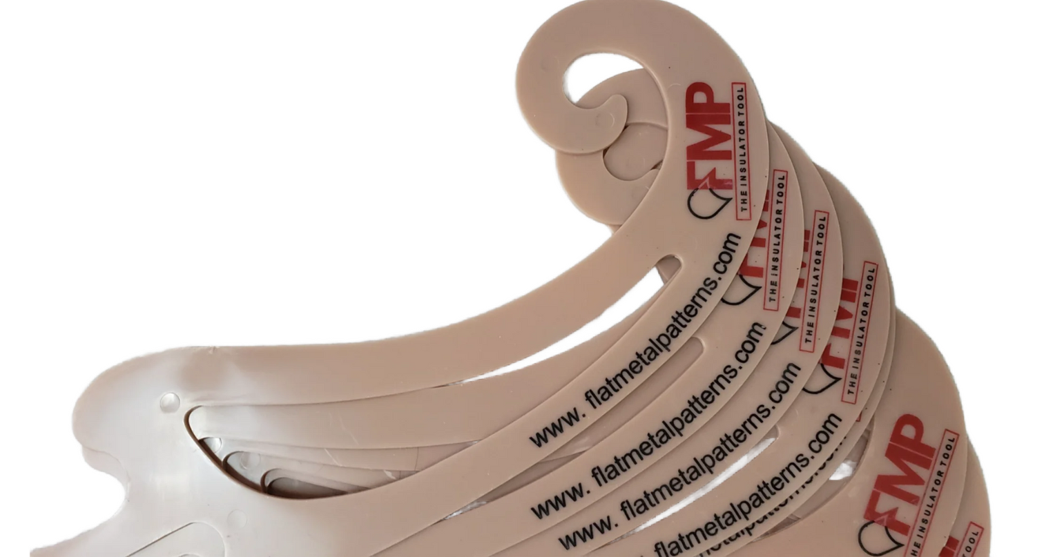 (PAQUETE DE 2) REGLA DE CURVA FMP PARA PATRONES – FLAT METAL PATTERNS