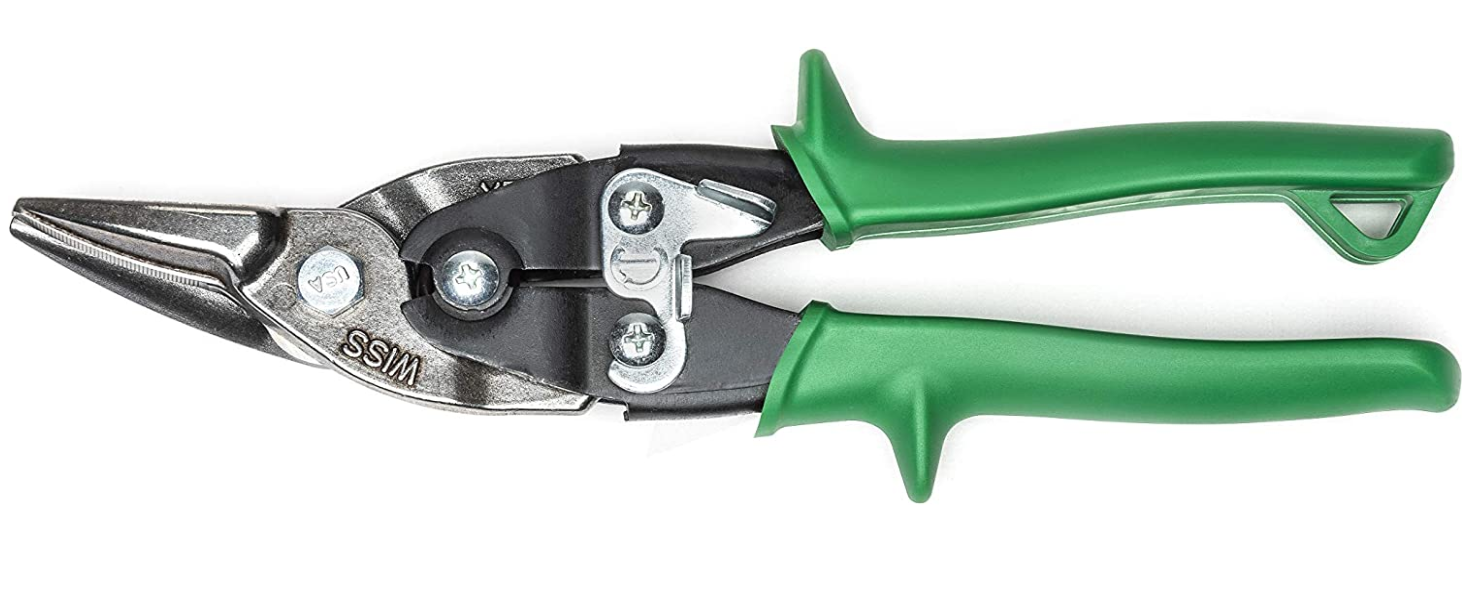 Crescent Wiss 9-3/4" Straight and Right Cut Aviation Snips M2R – FLAT ...